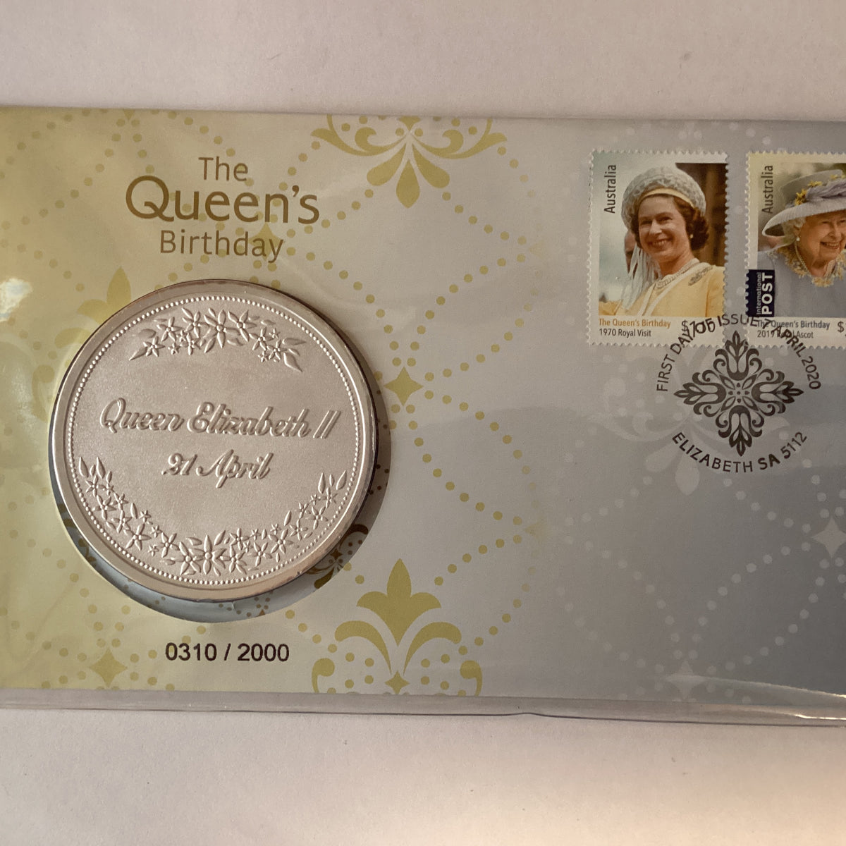 2020 The Queen’s Birthday Medallion PMC. 2000 Made. – Ensleigh Coins