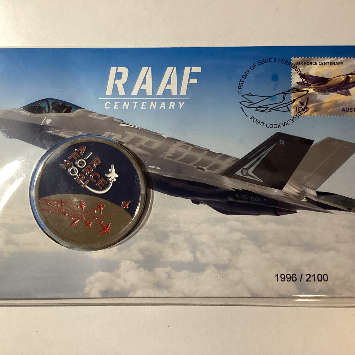 2021 Centenary of RAAF Medallion PMC. 2100 Made. – Ensleigh Coins