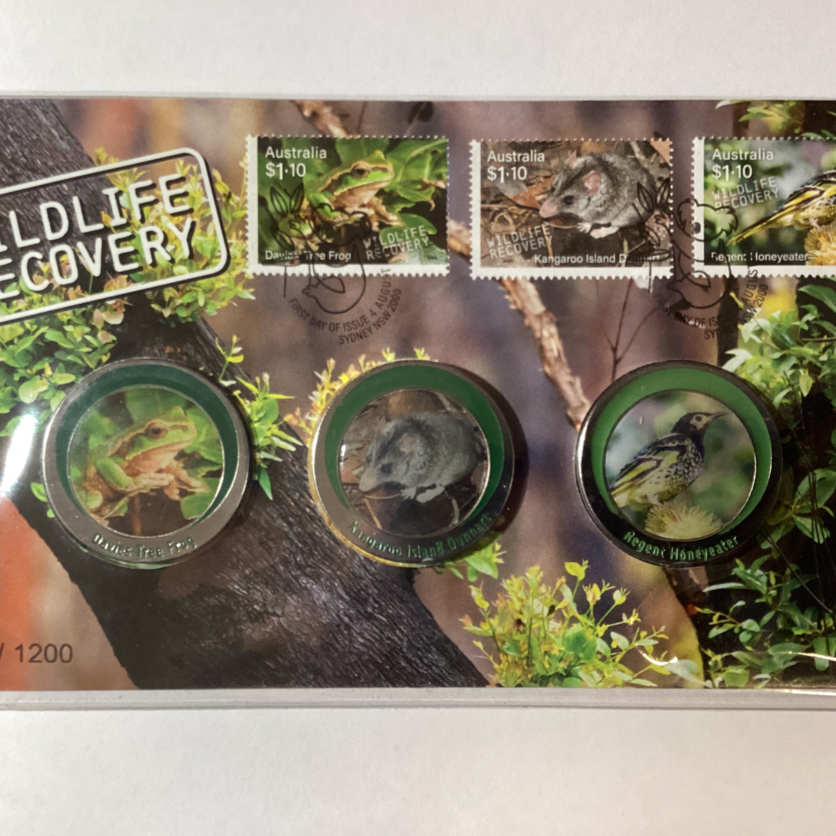 2020 Three Medallion Set. Wildlife Recovery PMC. 1200 Made. – Ensleigh Coins