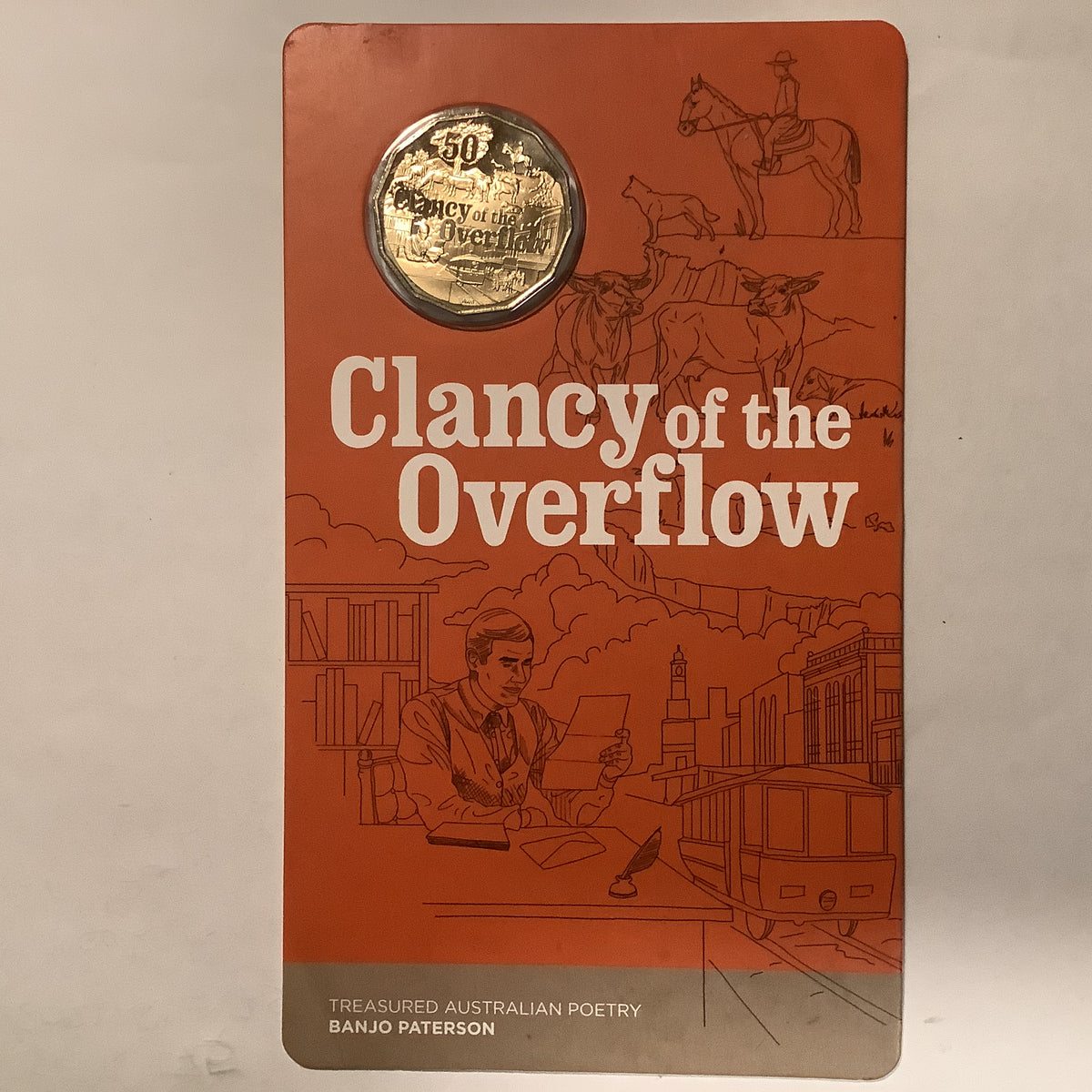 2020 50c Banjo Paterson Clancy of the Overflow – Ensleigh Coins