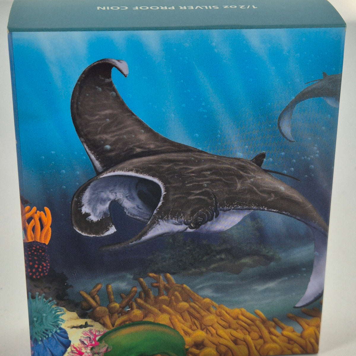 2012 Manta Ray 50c 1/2oz Silver Proof Coin – Ensleigh Coins