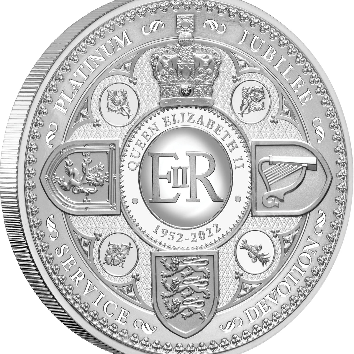2022 $10 Tokelau 5oz Silver Proof Coin - Platinum Jubilee – Ensleigh Coins