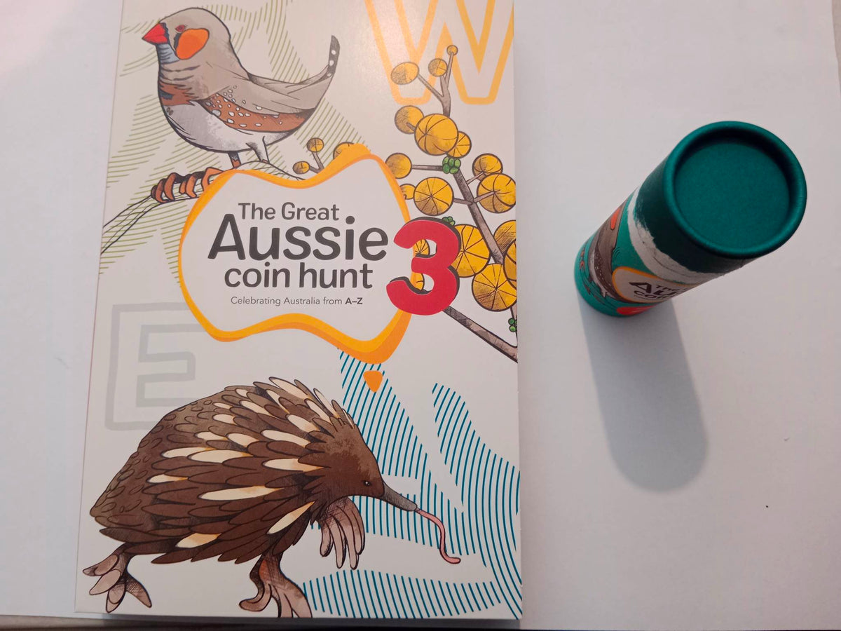 2022 Great Aussie Coin Hunt 3. Including Colourised Crux and Folder ...