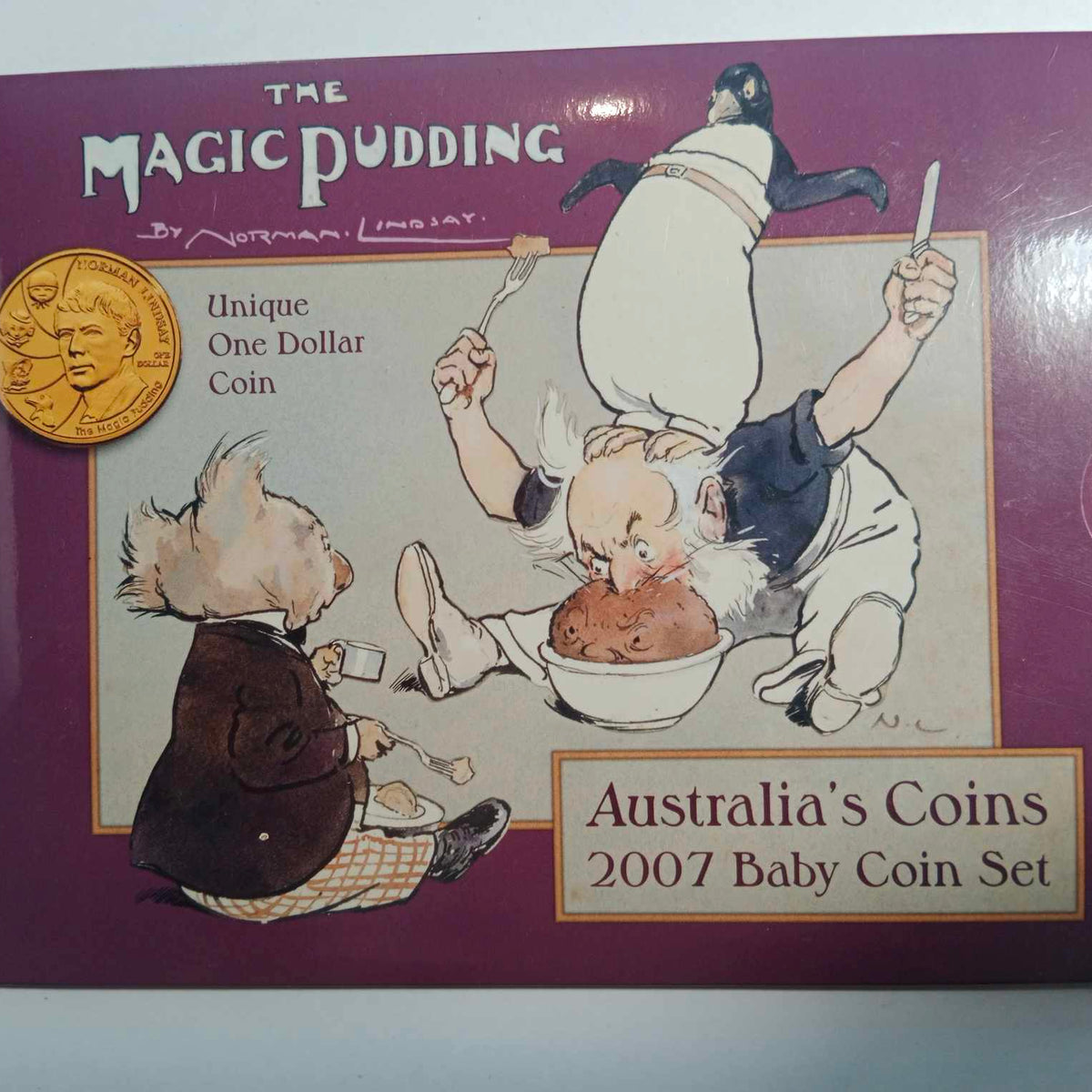 2007 Baby Uncirculated Coin Set. The Magic Pudding. – Ensleigh Coins