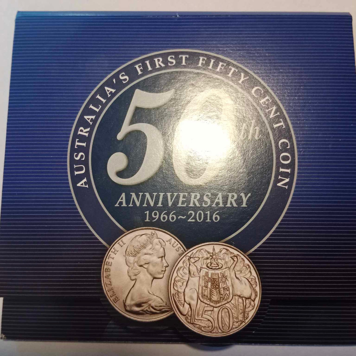 2016 50th Anniversary. Australia’s First Fifty Cent Coin. – Ensleigh Coins