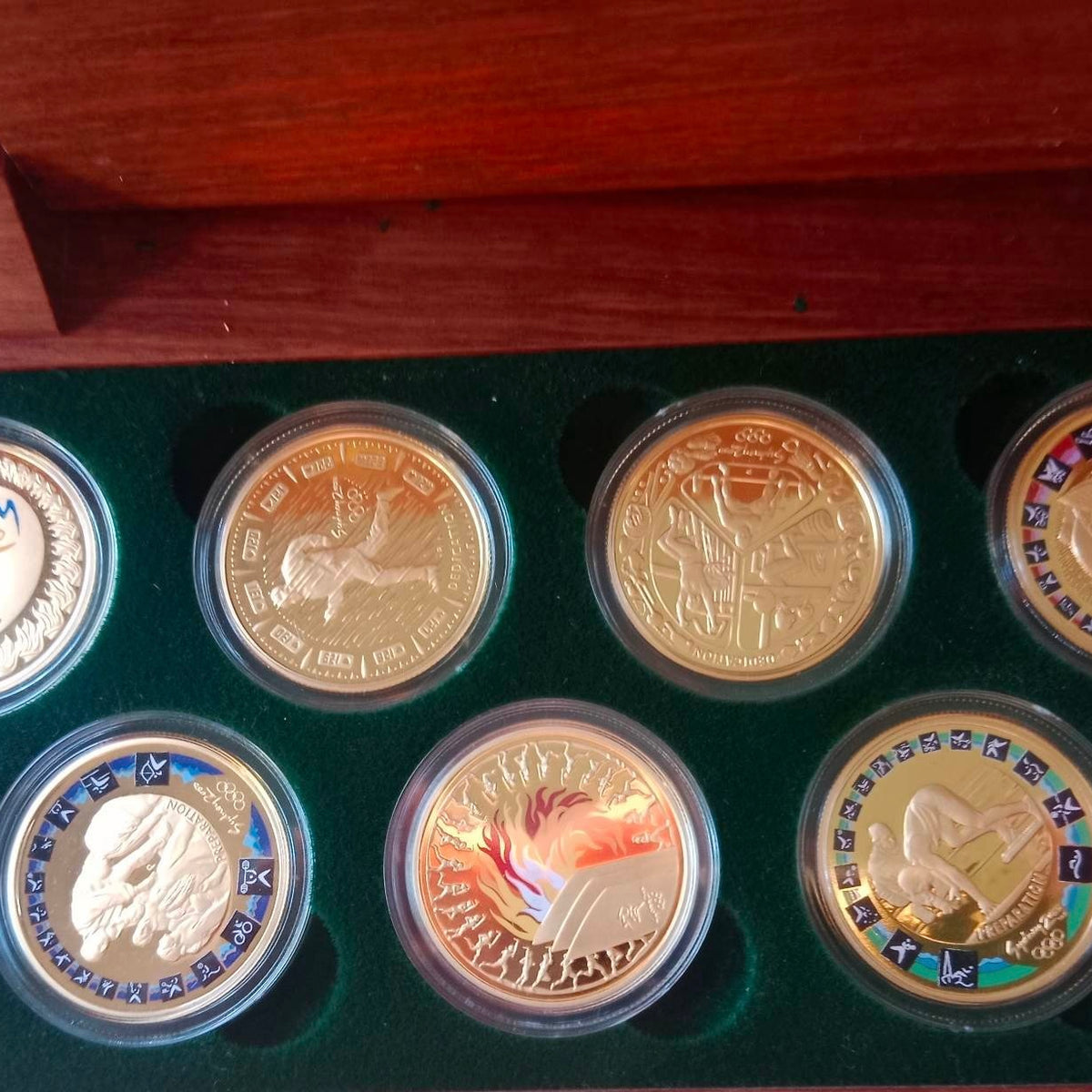 2000 Sydney Olympics Gold Coin Collection. 8 Coin Set – Ensleigh Coins