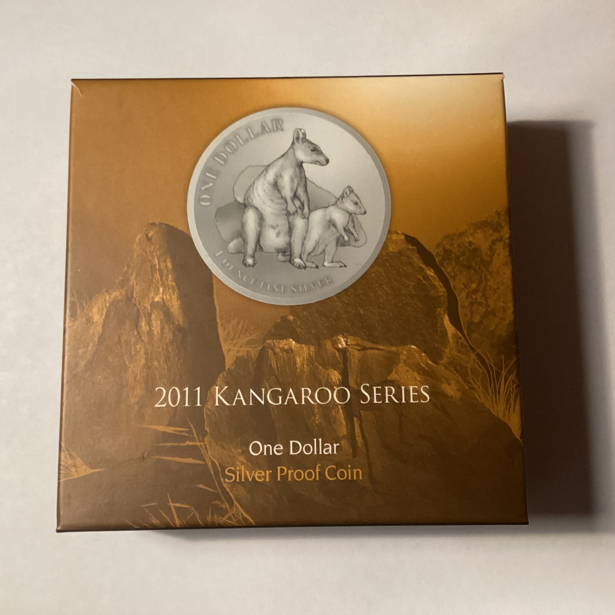 2011 $1 Kangaroo Series. Allied Rock-Walaby. Silver Proof Coin ...