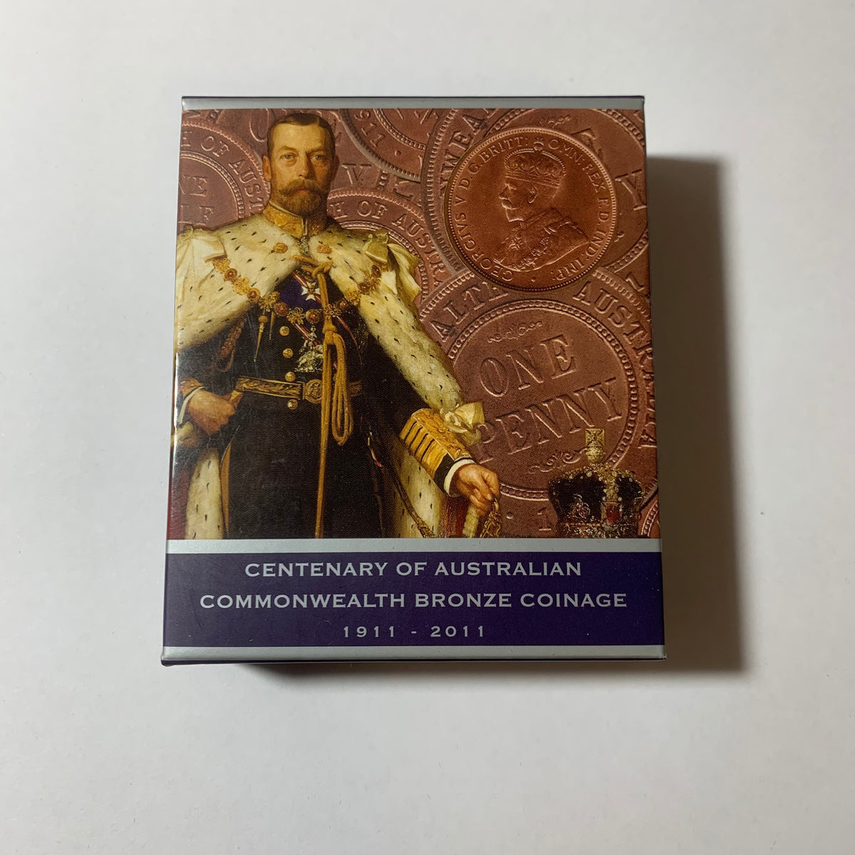 2011 $1 1oz Centenary of Australian Commonwealth Bronze Coinage Silver ...