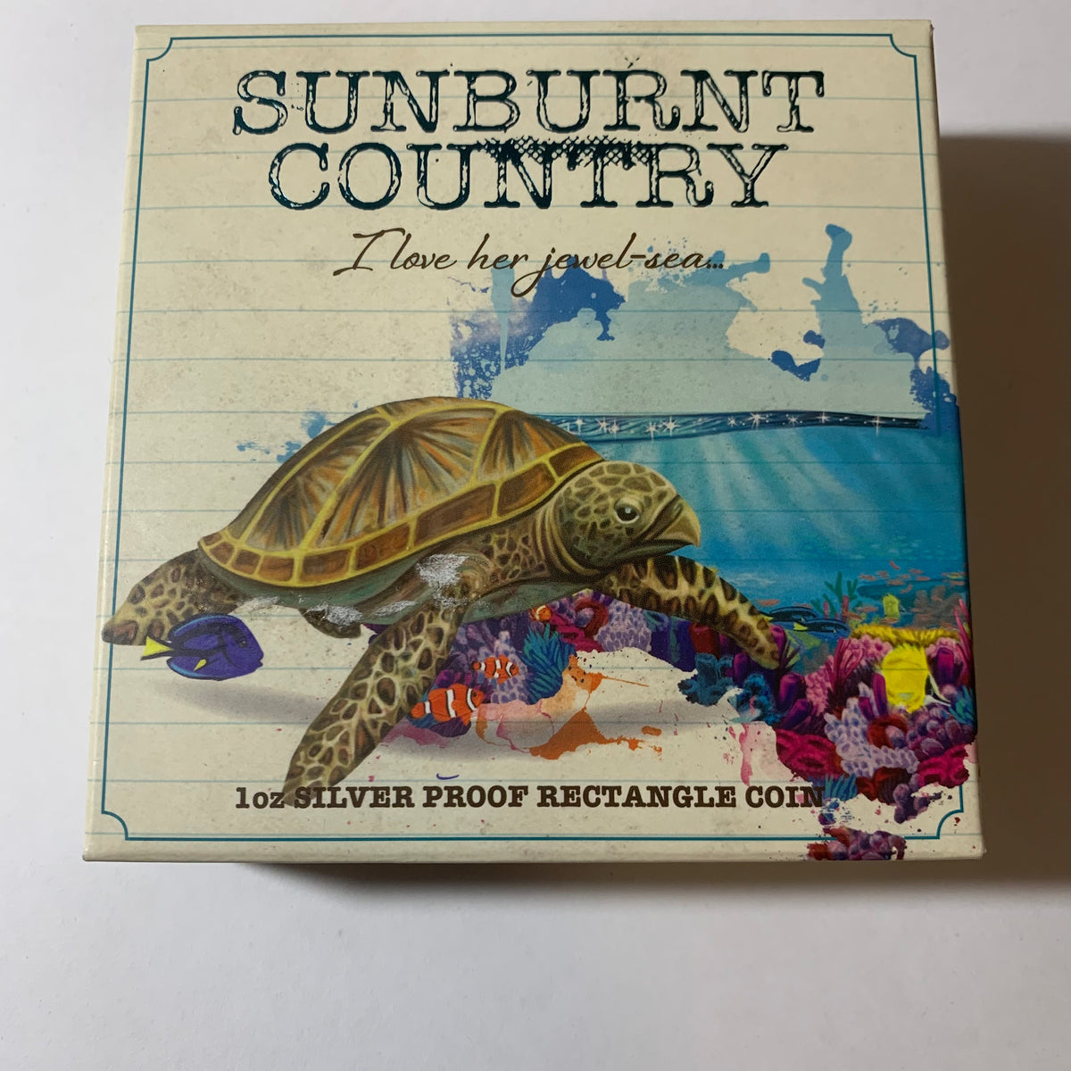 2015 $1 1oz Silver Proof Rectangular Coin. Sunburnt Country Series. I ...