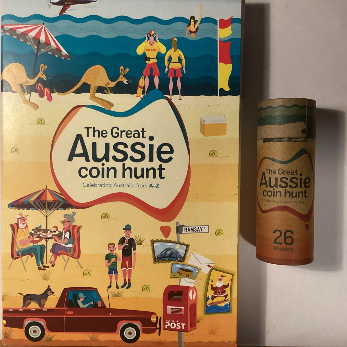 2019 The Great Aussie Coin Hunt 1. A-Z Uncirculated Set featuring enve ...