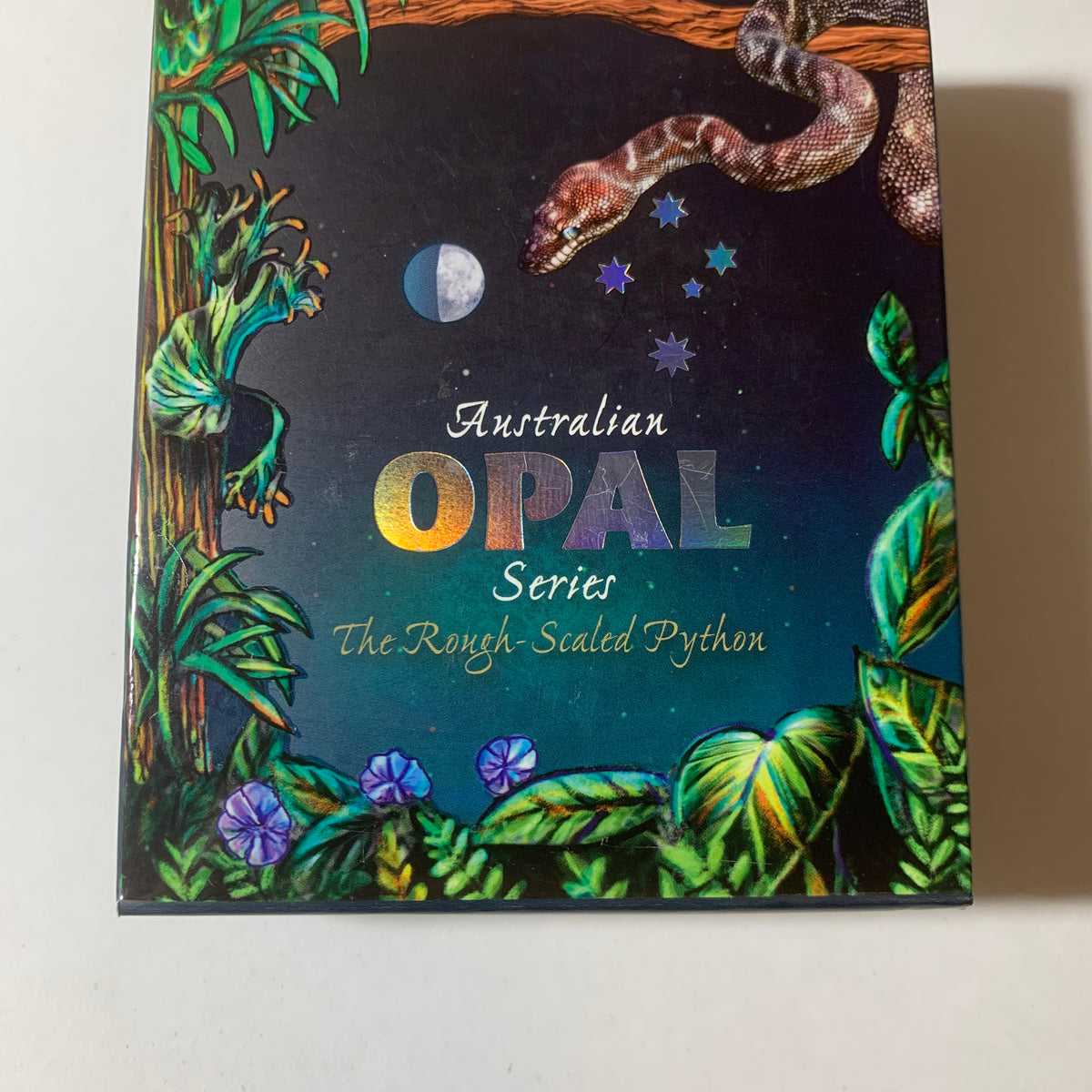 2015 $1 1oz Silver Proof Coin. Australian Opal Series. Rough Scaled Py ...