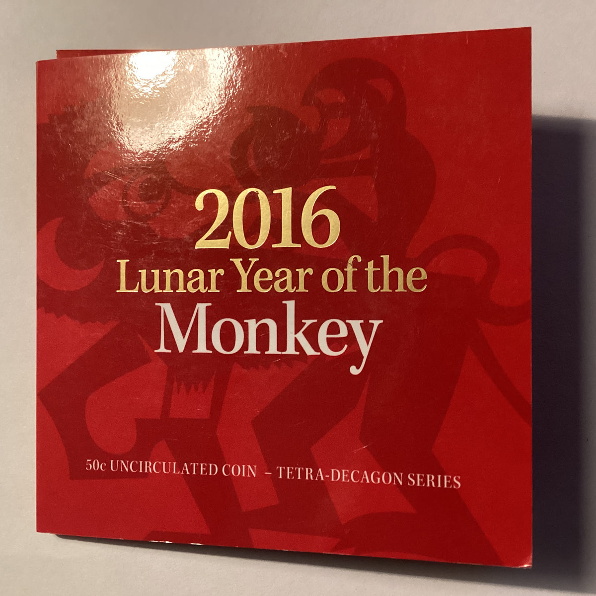 2016 50c Tetra-Decagon Lunar Series. Year of The Monkey. – Ensleigh Coins
