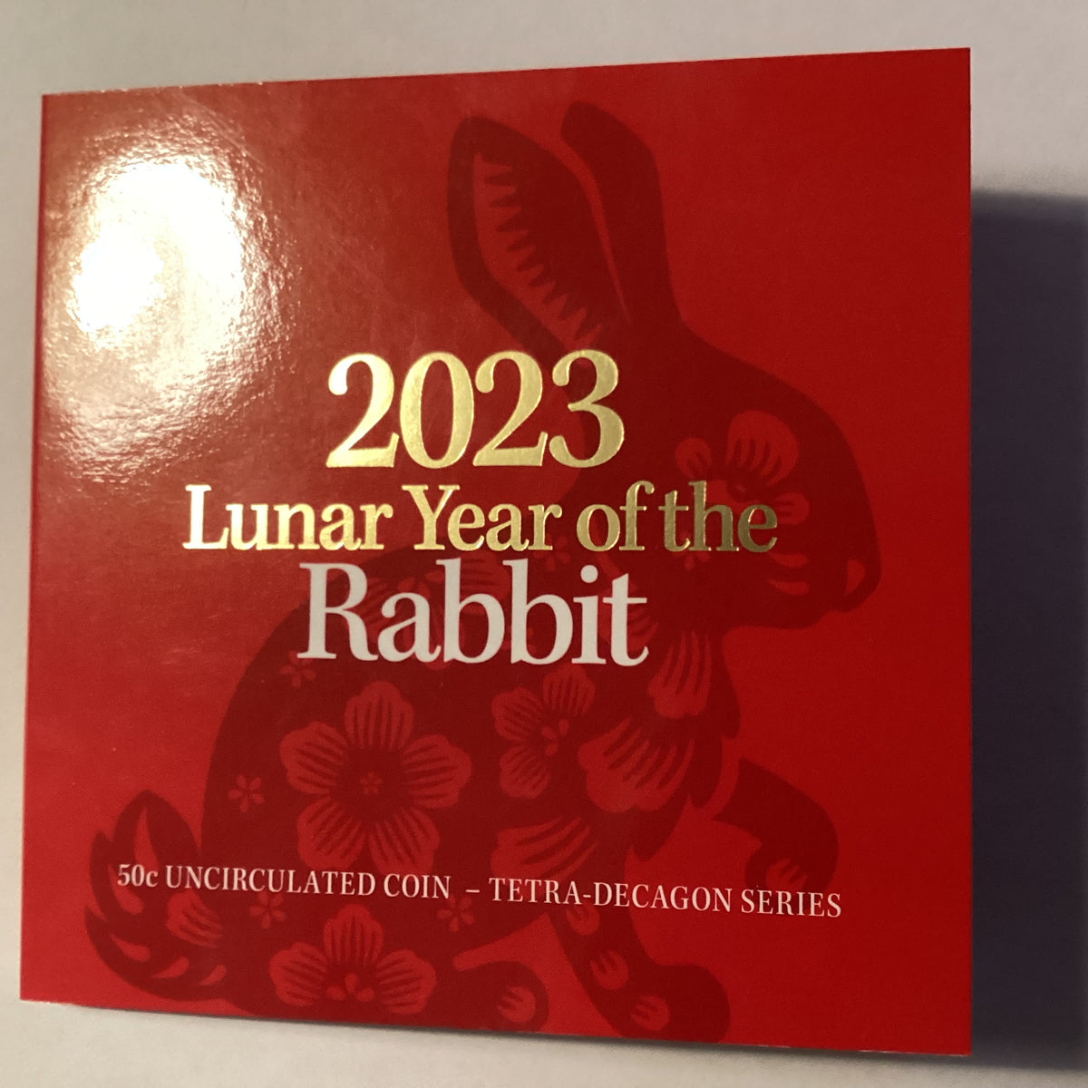 2023 50c Tetra-Decagon Lunar Series. Year of The Rabbit. – Ensleigh Coins