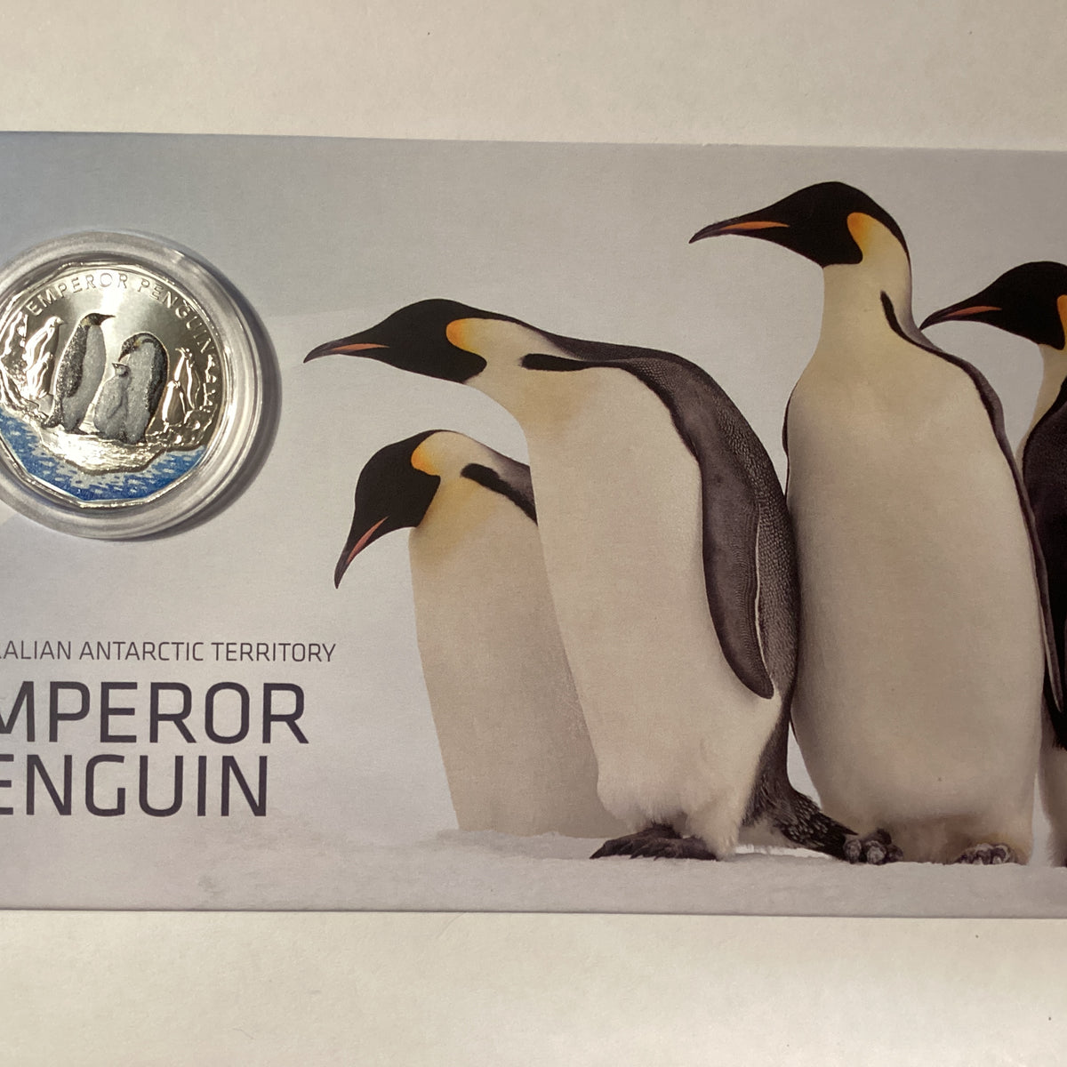 2023 50c Uncirculated Carded Coin. Australian Antarctic Territory. Emp ...