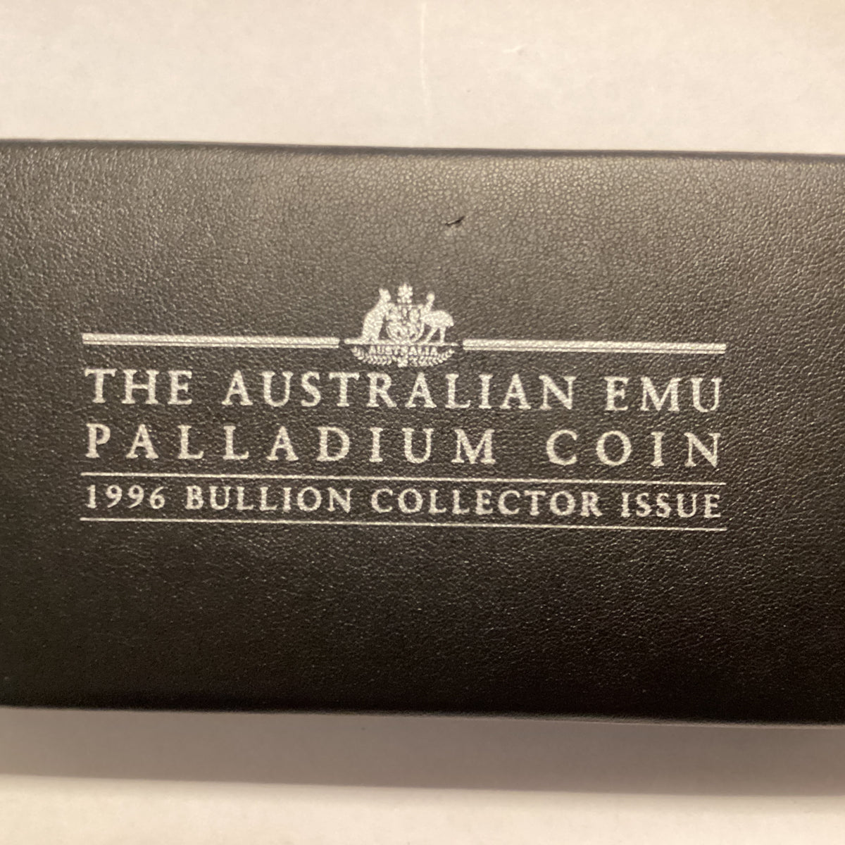 1996 The Australian Emu 1oz Palladium Coin. Bullion Collector Issue ...