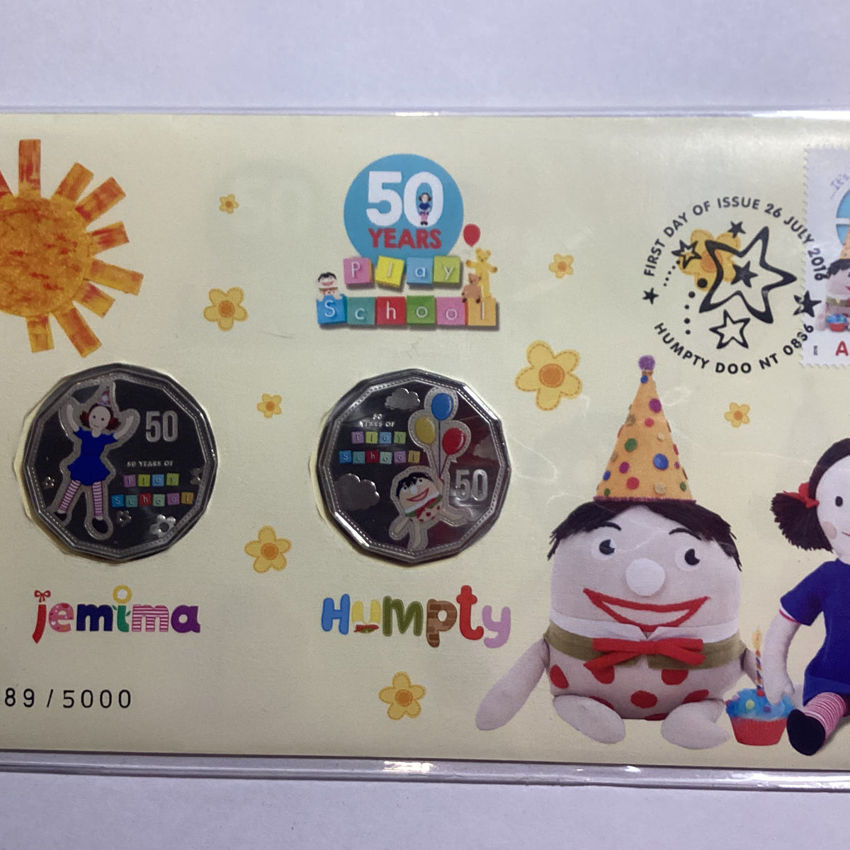 2016 50c Dual Coin PNC. Play School. Jemima and Humpty. – Ensleigh Coins