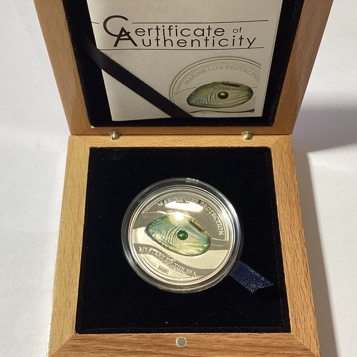 2012 5 Dollars. Mystery of the Sea. Marine Life Protection. Silver Pro ...