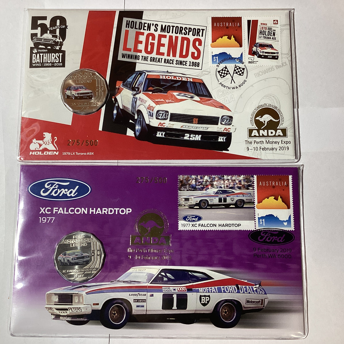 2019 PNC ANDA Perth Money Expo Pair. Holden 1979 XL Torana A9X/XC Falc ...