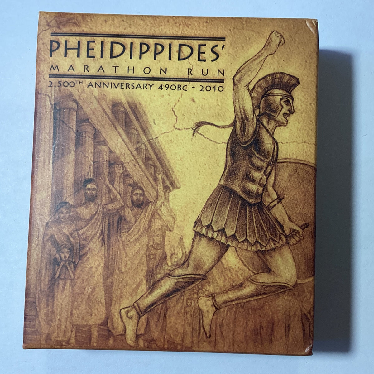 2010 $1 Pheidippides’ Parathion Run 2,500th Anniversary. 1oz Silver Pr ...