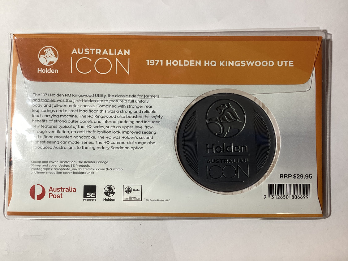 2021 PMC Medallion Holden Australian Icon. 1971 Holden HQ Kingswood Ut ...