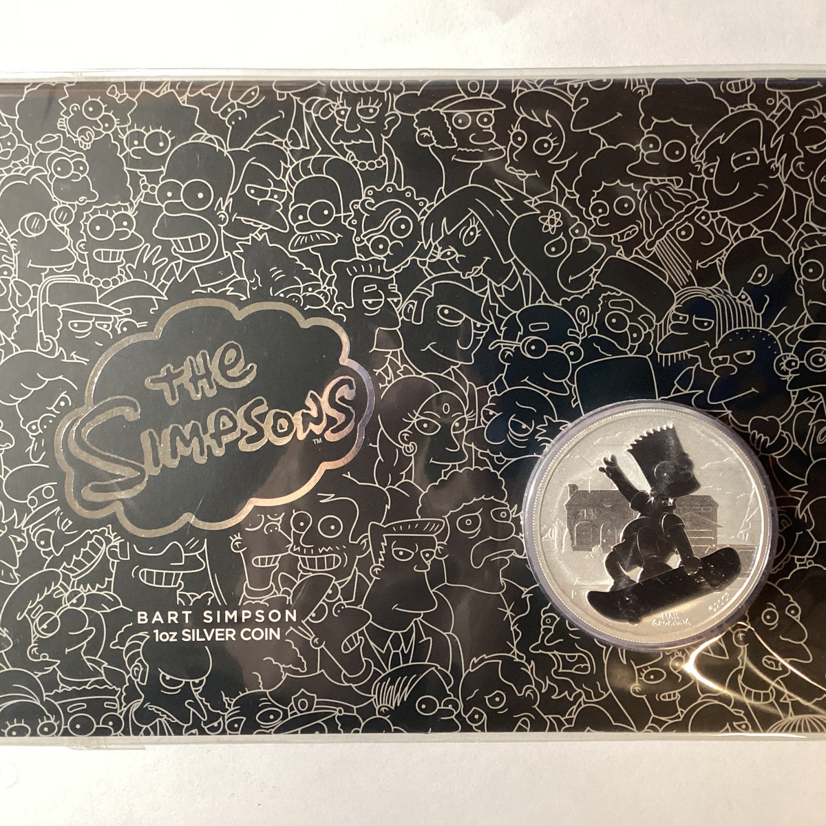 2020 $1 1oz Silver Carded Coin. The Simpsons. Bart Simpson. – Ensleigh ...
