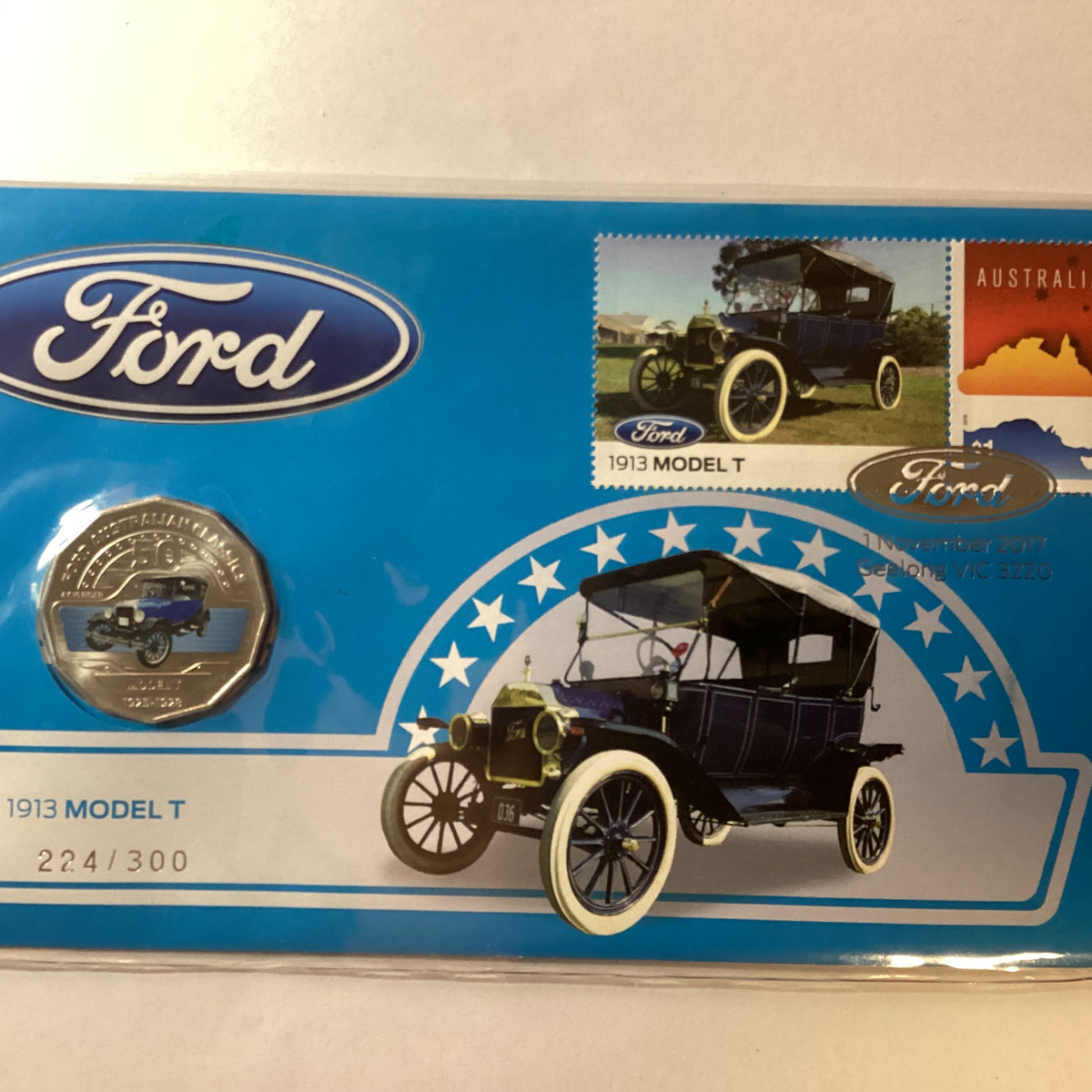 2017 50c PNC. Ford 1913 Model T. Impressions. 300 made – Ensleigh Coins