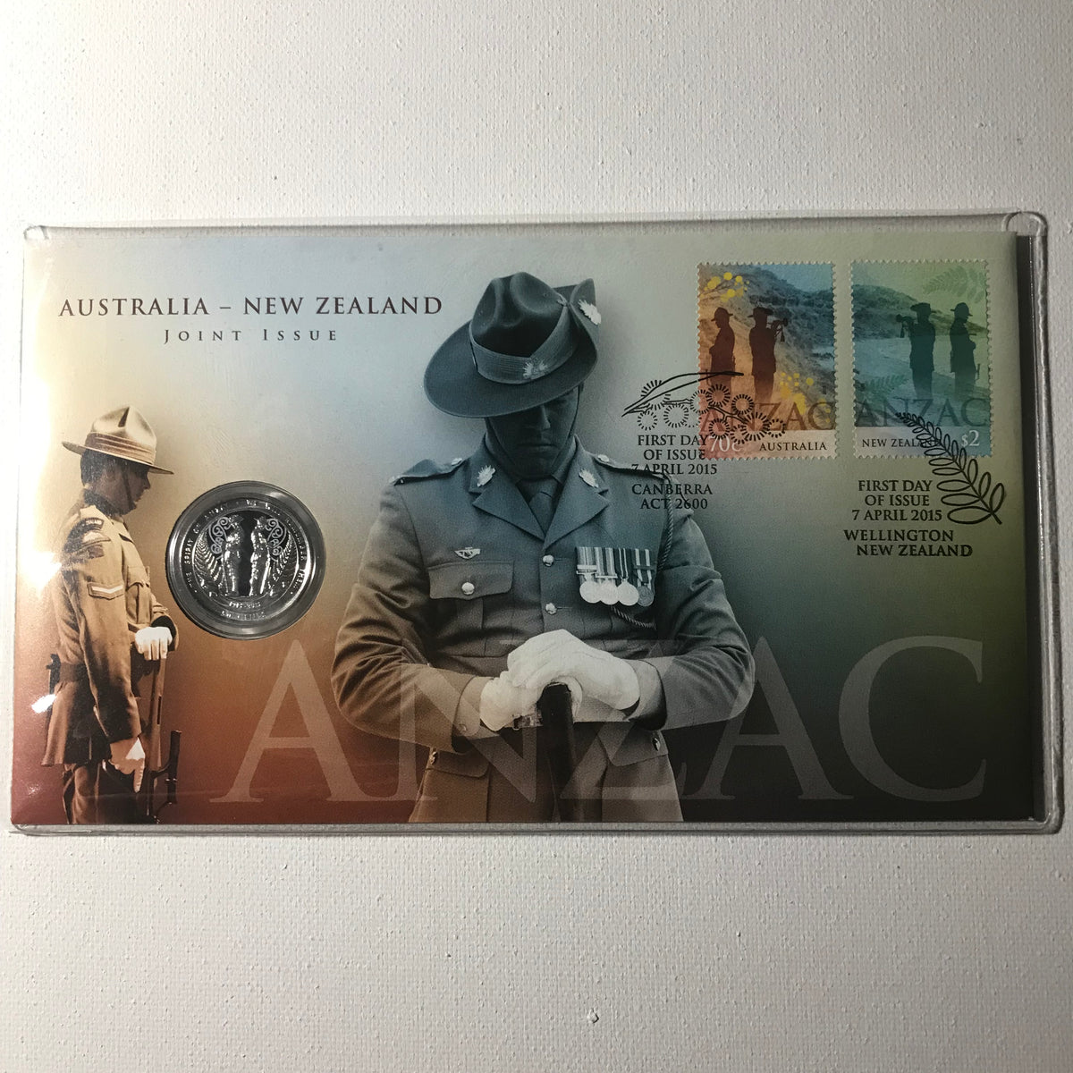 2015 PNC 50c. Australia New Zealand Joint Issue. Anzac – Ensleigh Coins