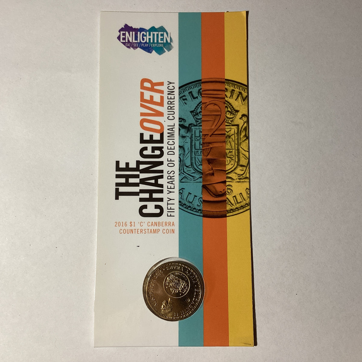 2016 $1 Changeover ‘C’ Mintmark Counterstamp Coin. – Ensleigh Coins