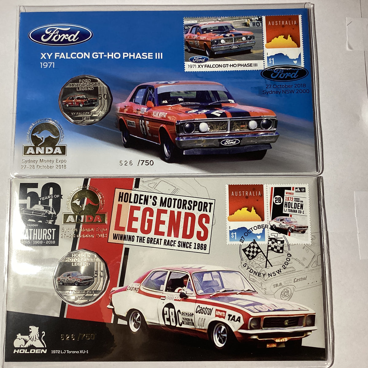 2018 PNC Duo. 1971 XY Falcon GT-HO Phase III, 1972 LJ Torana XU-I. AND ...