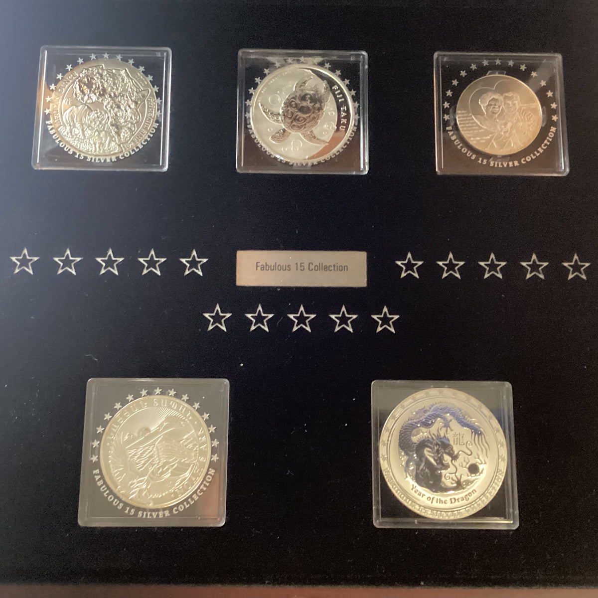2012 15 Coin World Fabulous Silver 1oz Coin Collection. – Ensleigh Coins