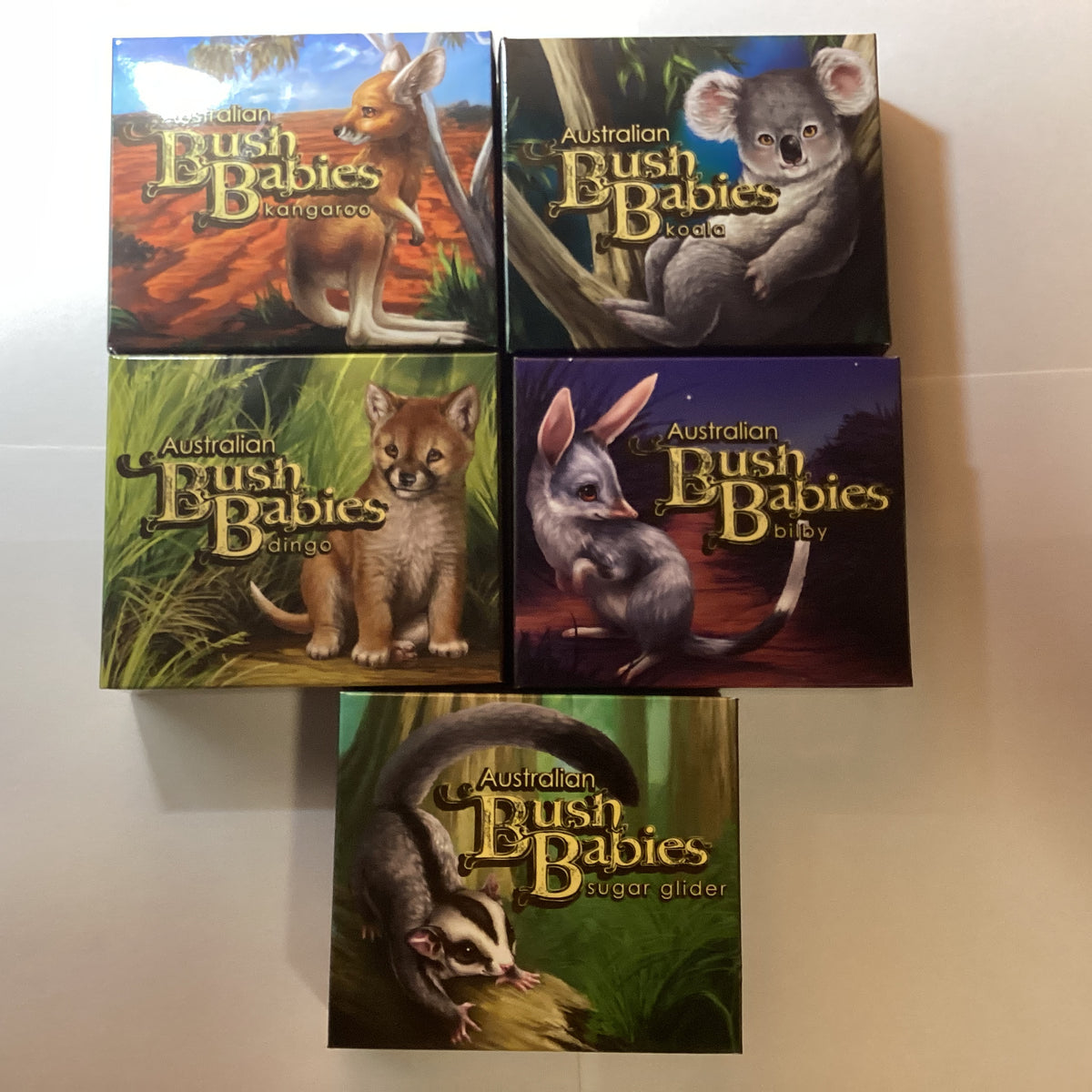 2010/2011 Australian Bush Babies I. 5 Coloured Silver Proof Coin Colle ...