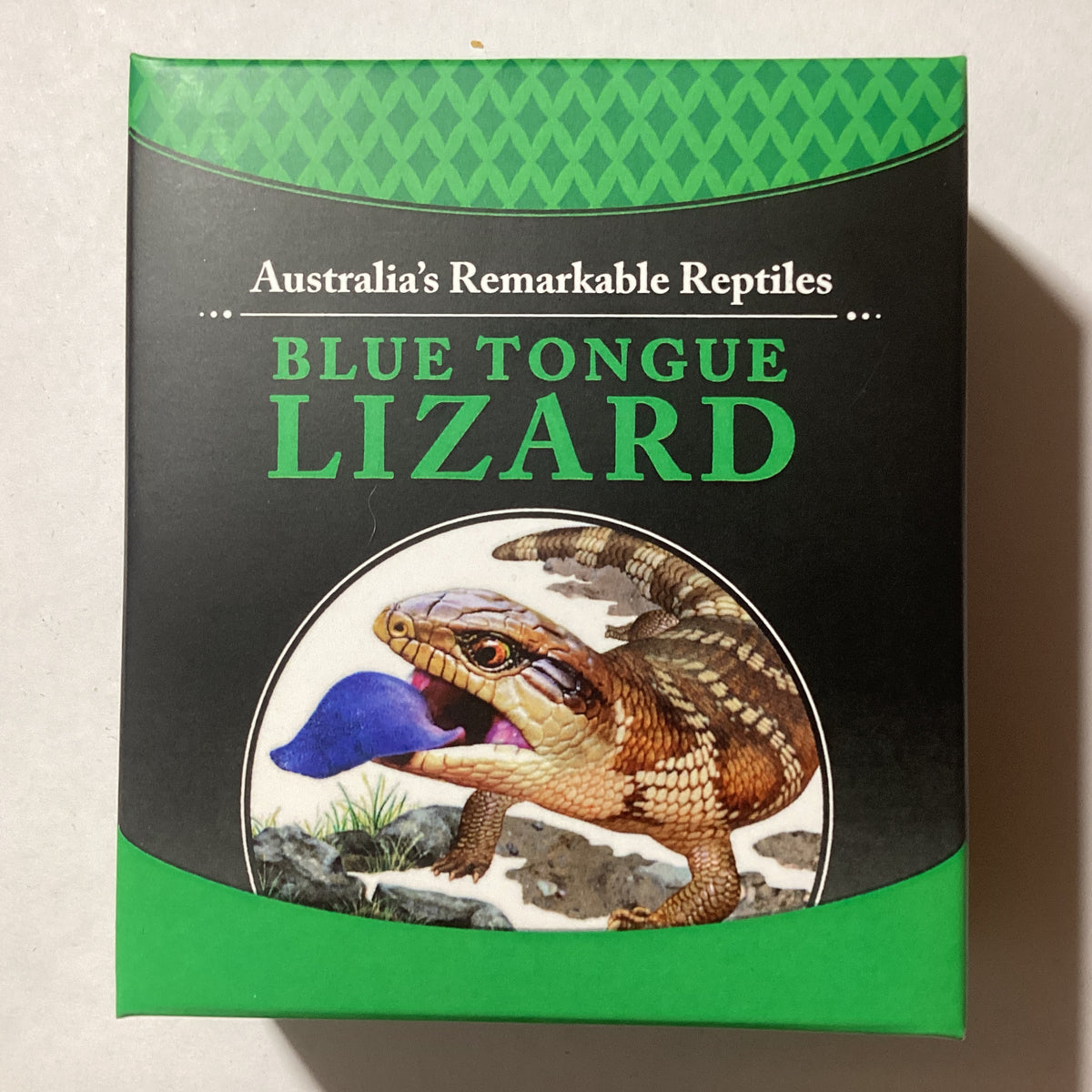 2015 $1 1oz Silver Proof Coin. Australia’s Remarkable Reptiles. Blue T ...