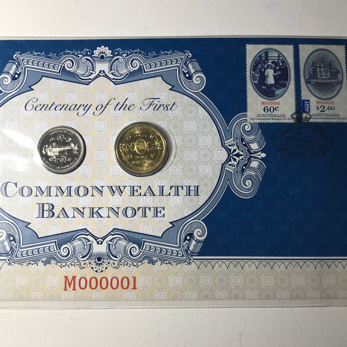 2013 Dual PNC. Centenary of the first Commonwealth Banknote – Ensleigh ...