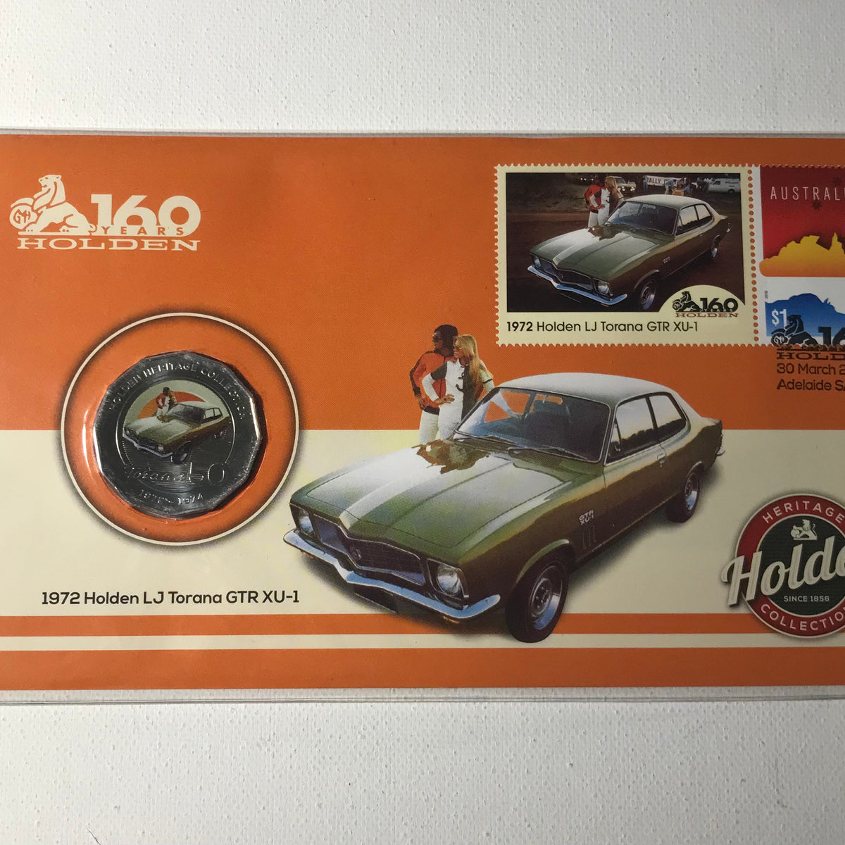 2017 50c PNC. 1972 Holden LJ Torana GTR XU-1 – Ensleigh Coins