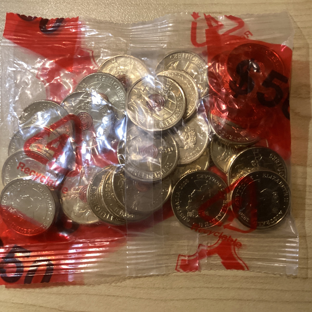 2020 $2 Firefighters Security Bag - 25 Uncirculated Coins – Ensleigh Coins