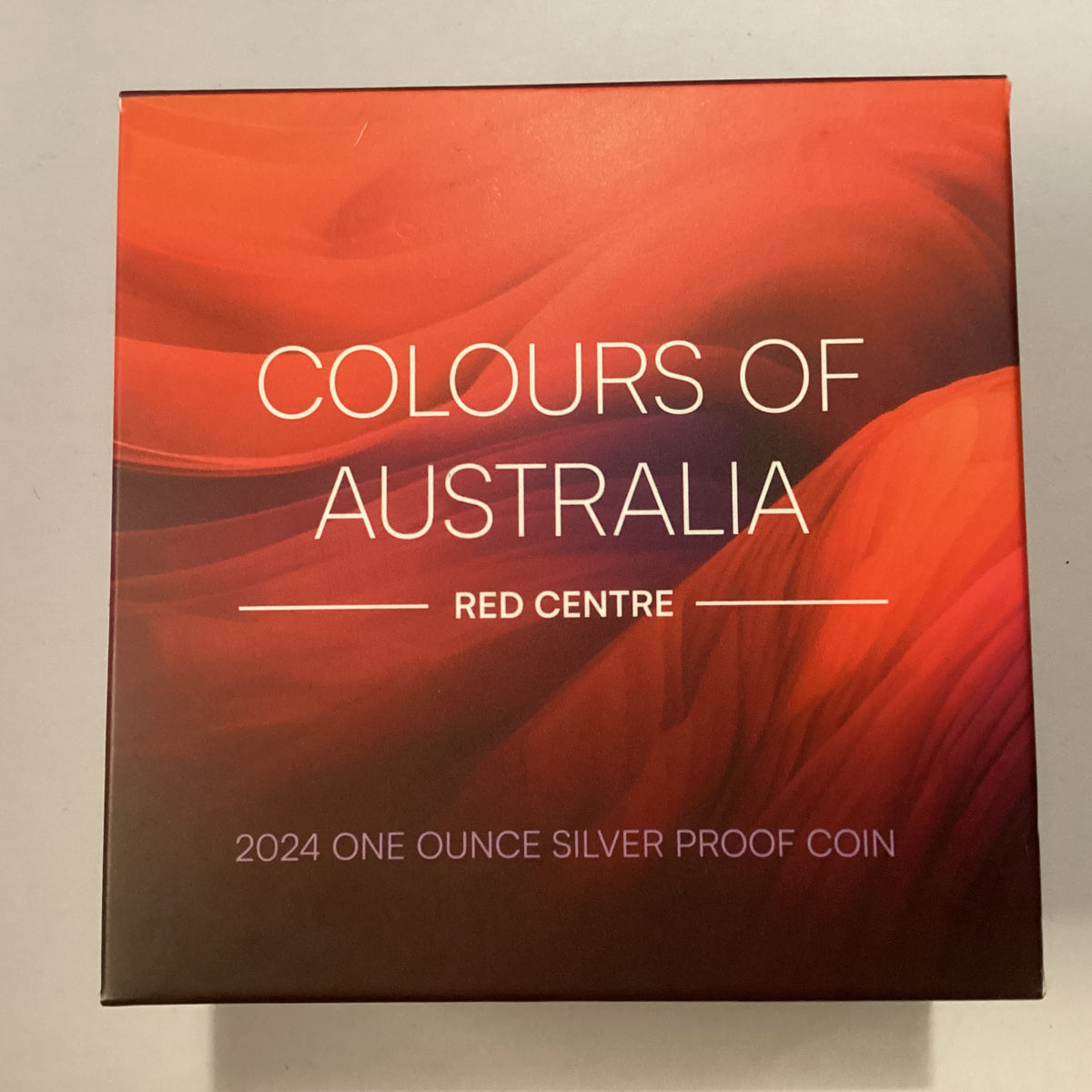 2024 $1 1oz Silver Proof Coin. Colours of Australia. Red Centre ...