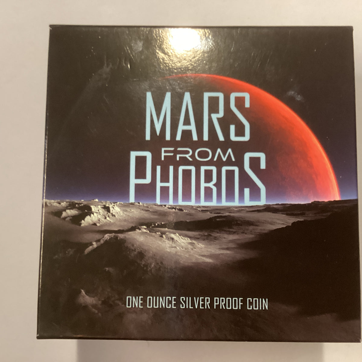 2024 $1 1oz Silver Proof Coin. Mars from Phobos. – Ensleigh Coins