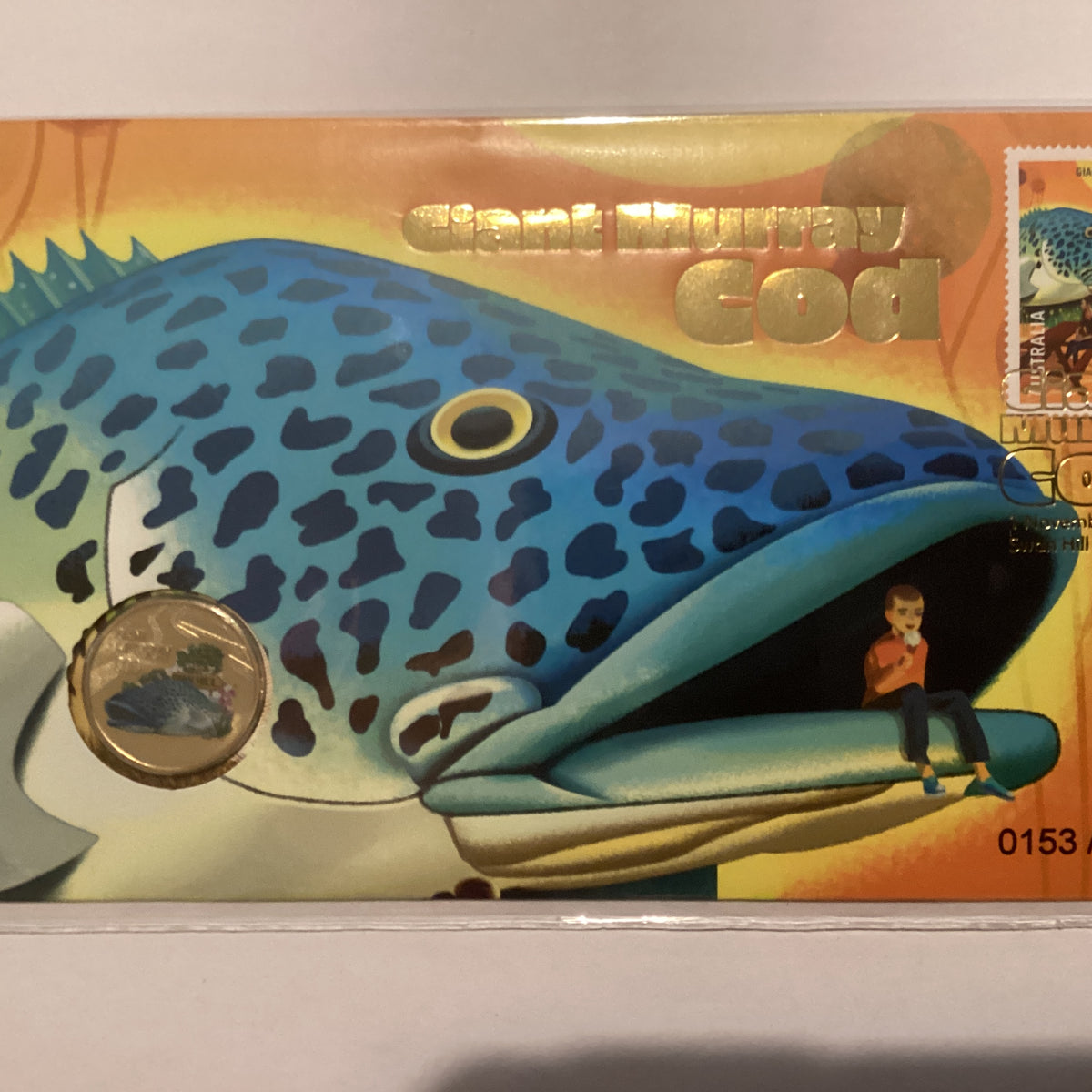 2023 $1 Coloured PNC. Giant Murray Cod. Impressions. 2800 Issued ...
