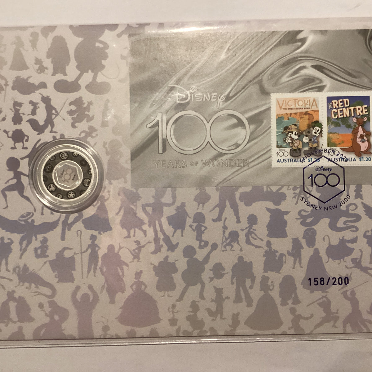 2023 50c 1/2oz Silver PNC. Disney 100 Years of Wonder. Impressions. 20 ...