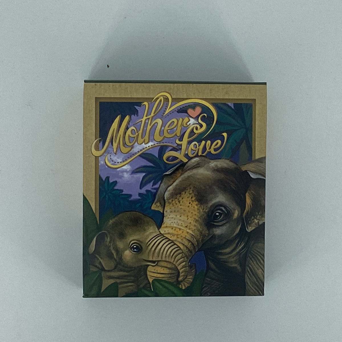2014 50c Silver Proof 1/2oz Coin. Mother's Love Series. Asian Elephant ...