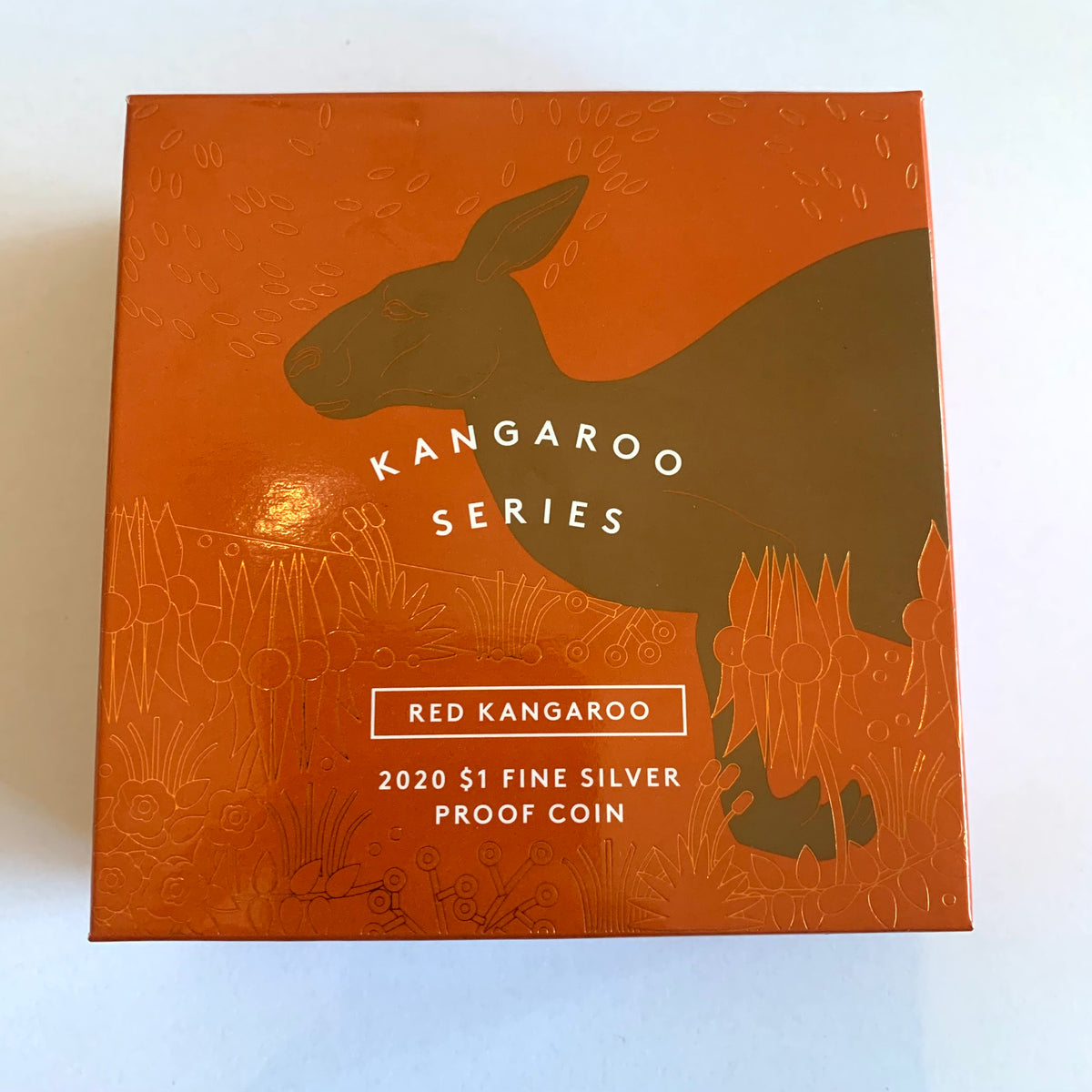 2020 $1 Silver Proof Coin. Kangaroo Series. Red Kangaroo – Ensleigh Coins