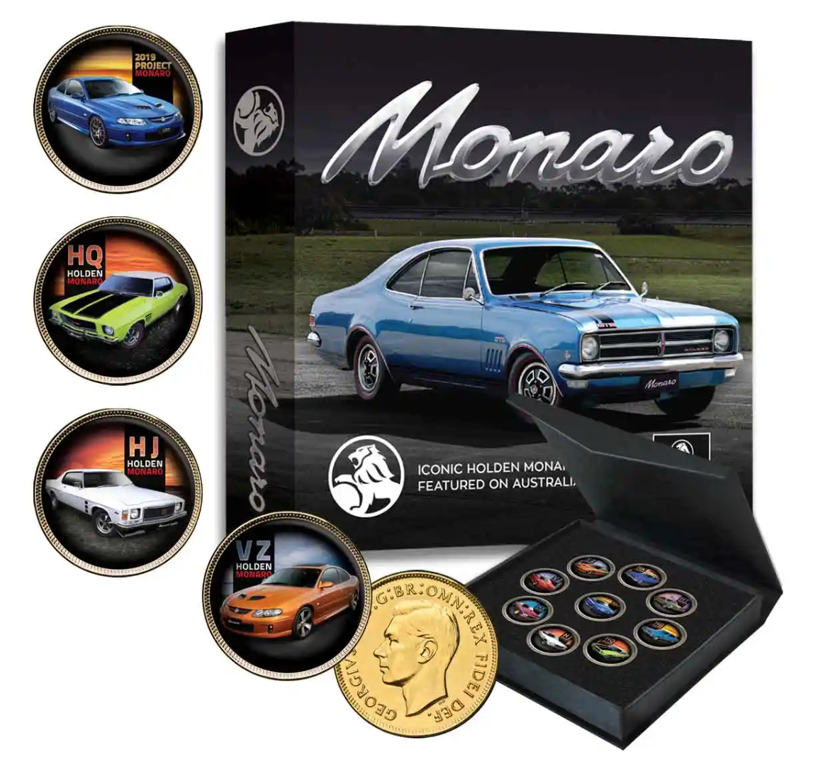 Holden Monaro Gold-plated Penny 9-Coin Collection – Ensleigh Coins