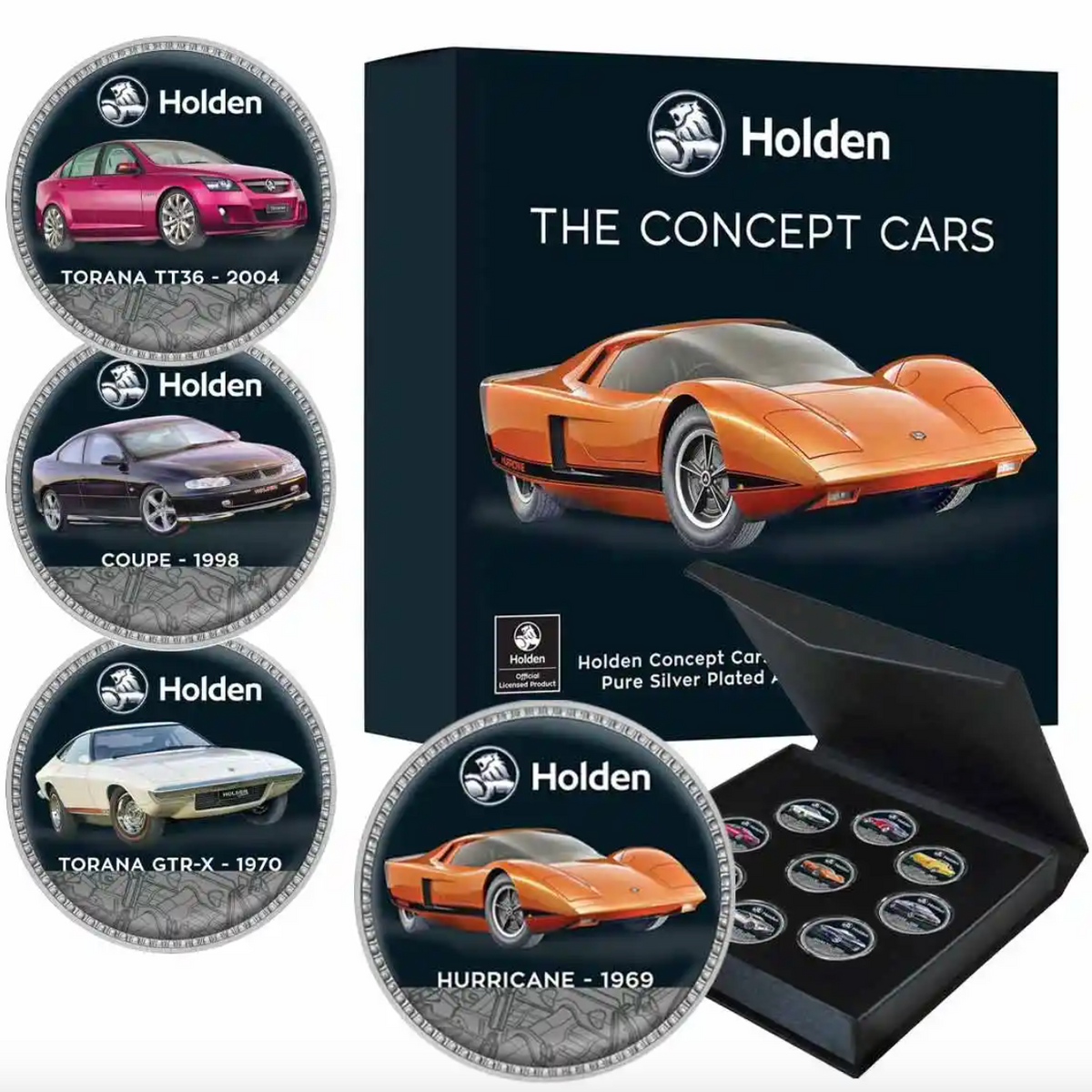 Holden Concept Silver-Plated Enamel Penny 9-Coin Collection – Ensleigh ...