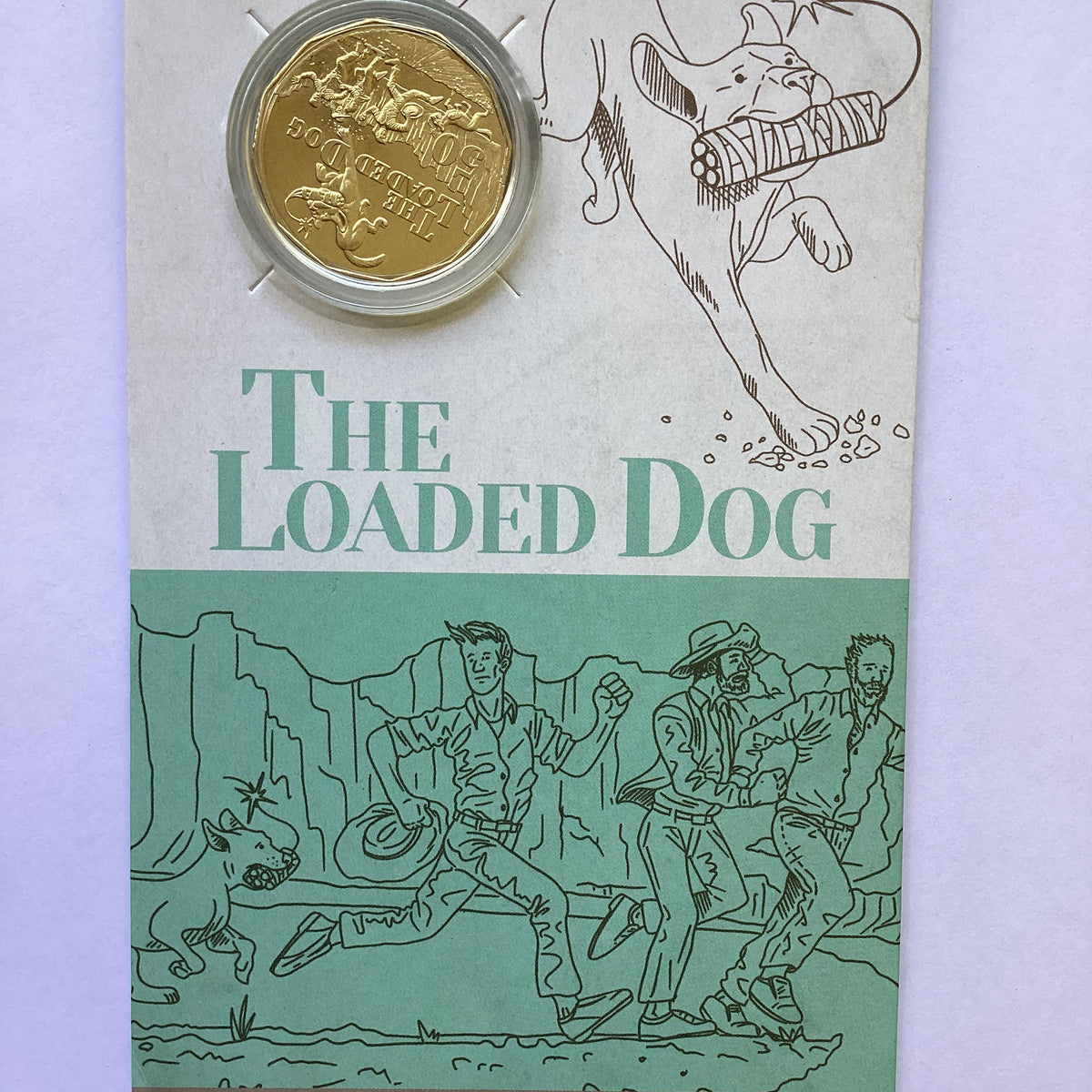 2022 50c Uncirculated Coin The Loaded Dog – Ensleigh Coins