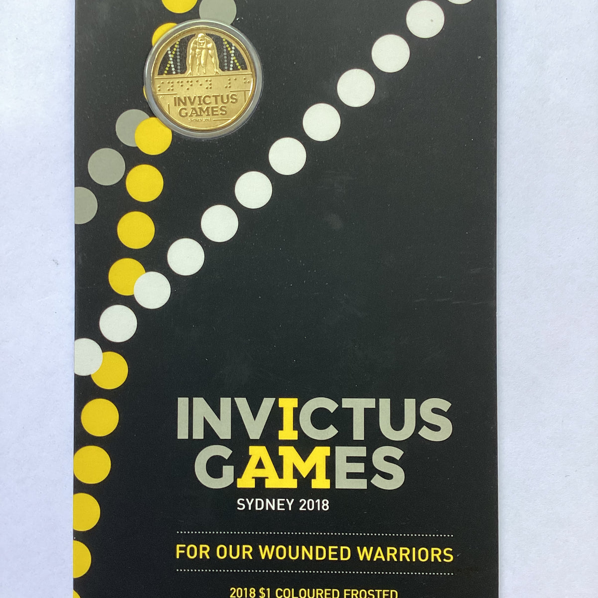 2018 $1 Coloured Uncirculated Coin. Invictus Games – Ensleigh Coins