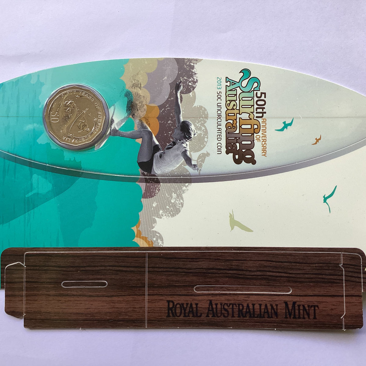 2013 50c 60th Anniversary of Surfing Australia – Ensleigh Coins