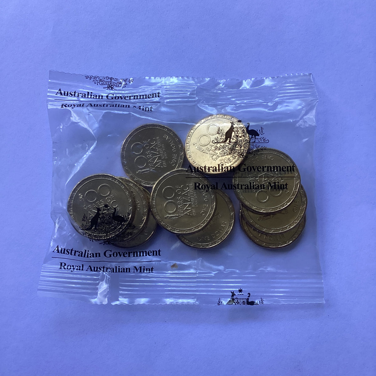 2018 $1 RAM Bag 100 Years of ANZACs. – Ensleigh Coins