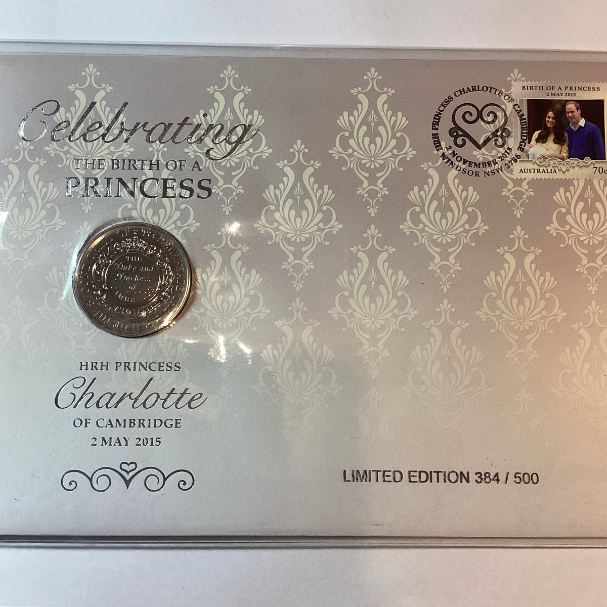 2015 Celebrating The Birth of a Princess. Limited Edition 5 pound Coin ...