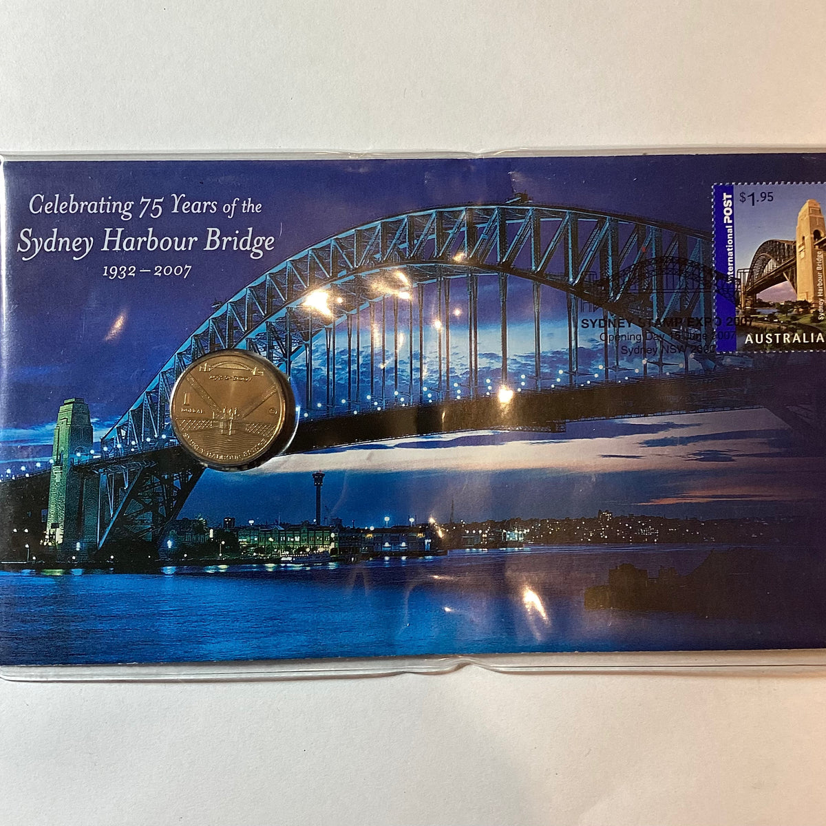 2007 $1 PNC Coin Celebrating 75 Years of the Sydney Harbour Bridge ...