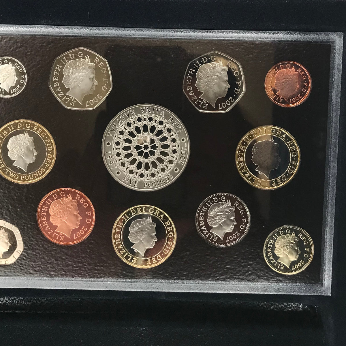 2007 United Kingdom Proof Set. 12 Coin Set. – Ensleigh Coins